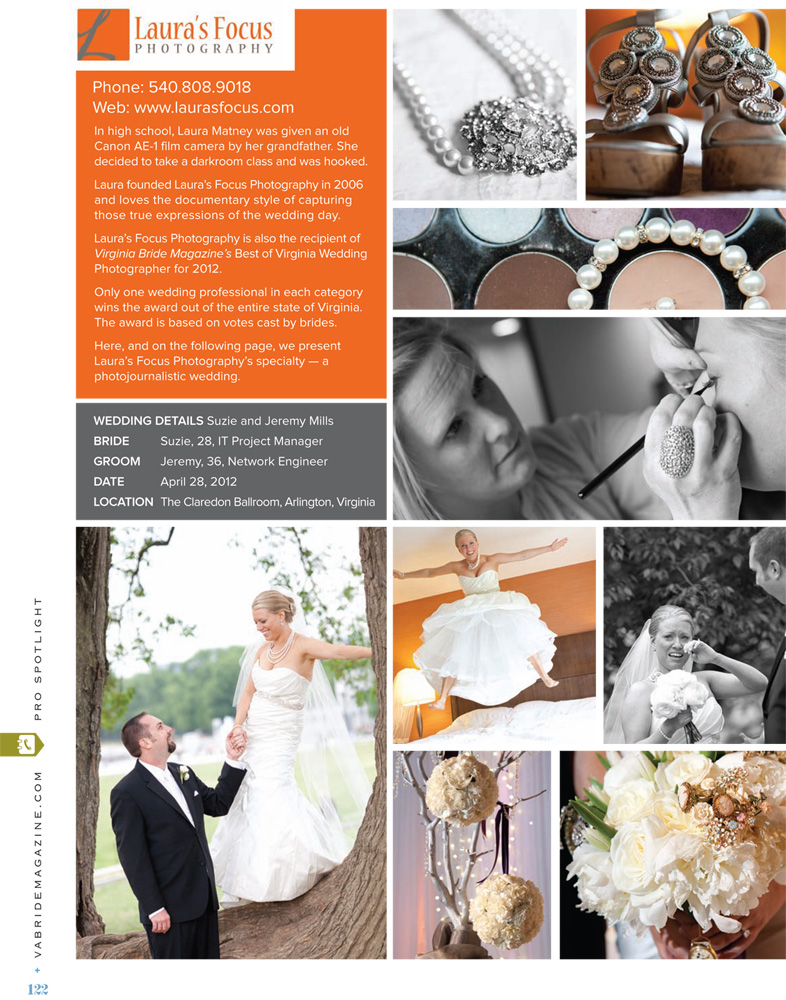 Virginia Bride Magazine Feature! | Virginia Wedding Photographer